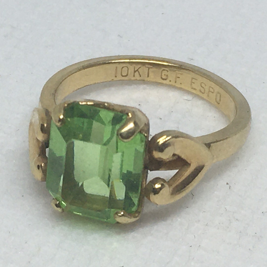 Vintage Solitaire Cocktail Rings by ESPO. Circa 1950s, New Old Stock ...