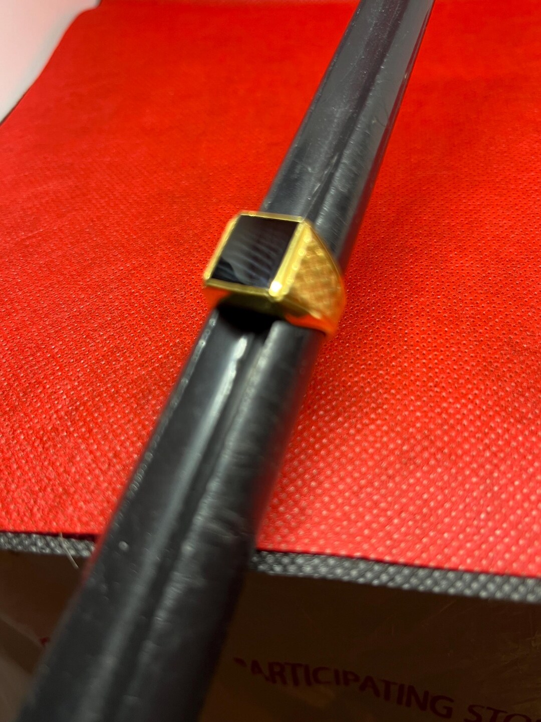 Signet Ring by Clark & Coombs, Onyx and Gold Filled, New Old Stock ...