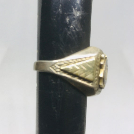 US Maritime Service WWII Era Signet Ring - Sterling S… - Gem