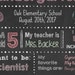 First Day of School Editable Sign Chalkboard Girl Back to School 1st ...