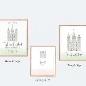 Temple and Priesthood Preparation Bundle, LDS Printable, Invitation ...