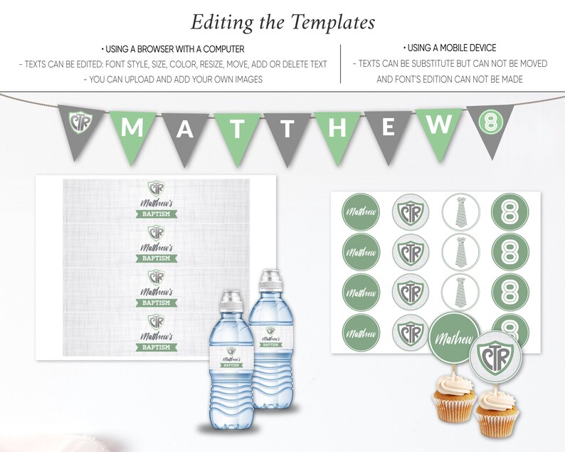 LDS Baptism Boy Program Kit Printable Baptism Boy Baptism - Etsy UK