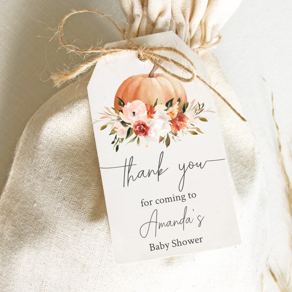 Fall Thank You Tags - Etsy