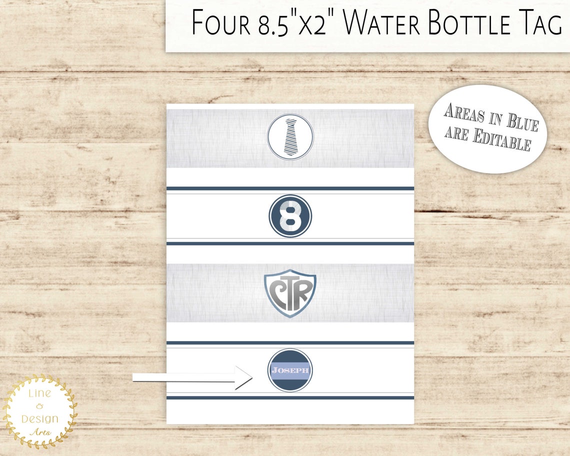 LDS Boy Baptism Program Kit Printable Baptism Boy Baptism - Etsy