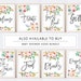 Watercolor Floral Baby Shower Games Bundle (digital Download) - Etsy