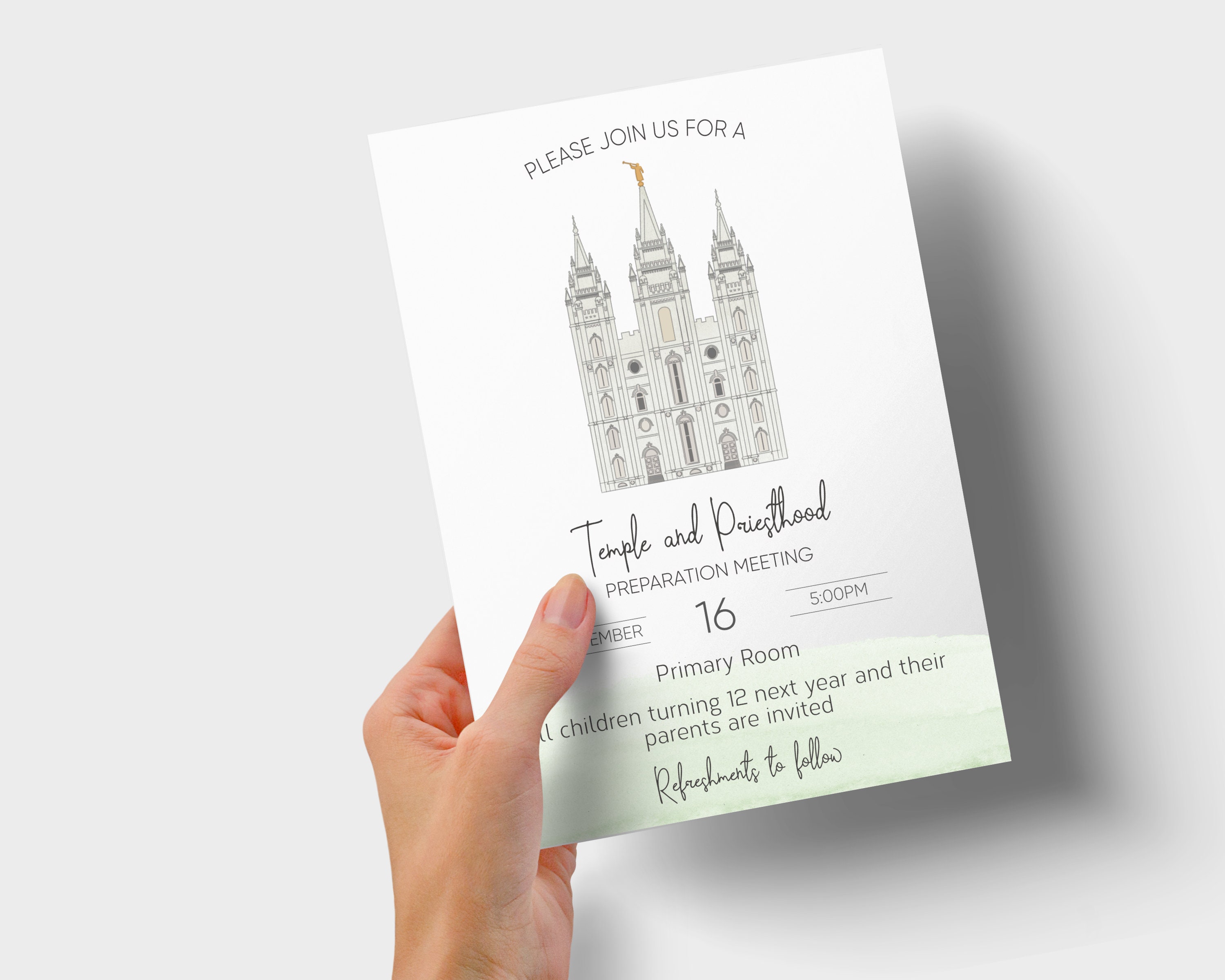 Temple and Priesthood Preparation Bundle LDS Printable | Etsy