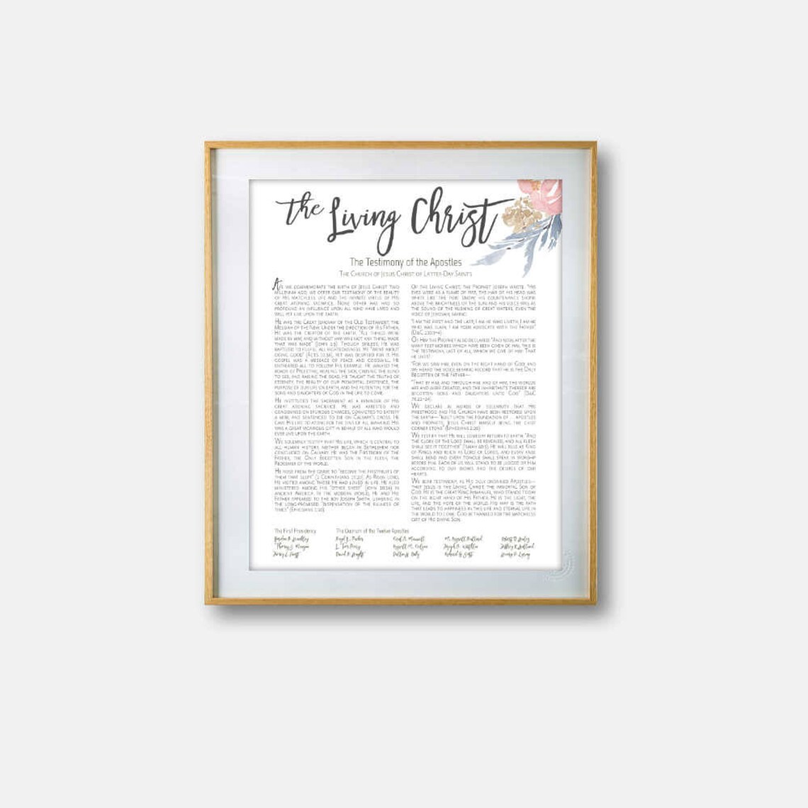 Salt Lake Temple LDS Printable Family Proclamation the | Etsy UK