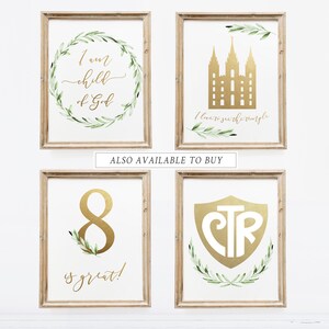 LDS Baptism Program Printable, With Photo, Girl Baptism Program ...