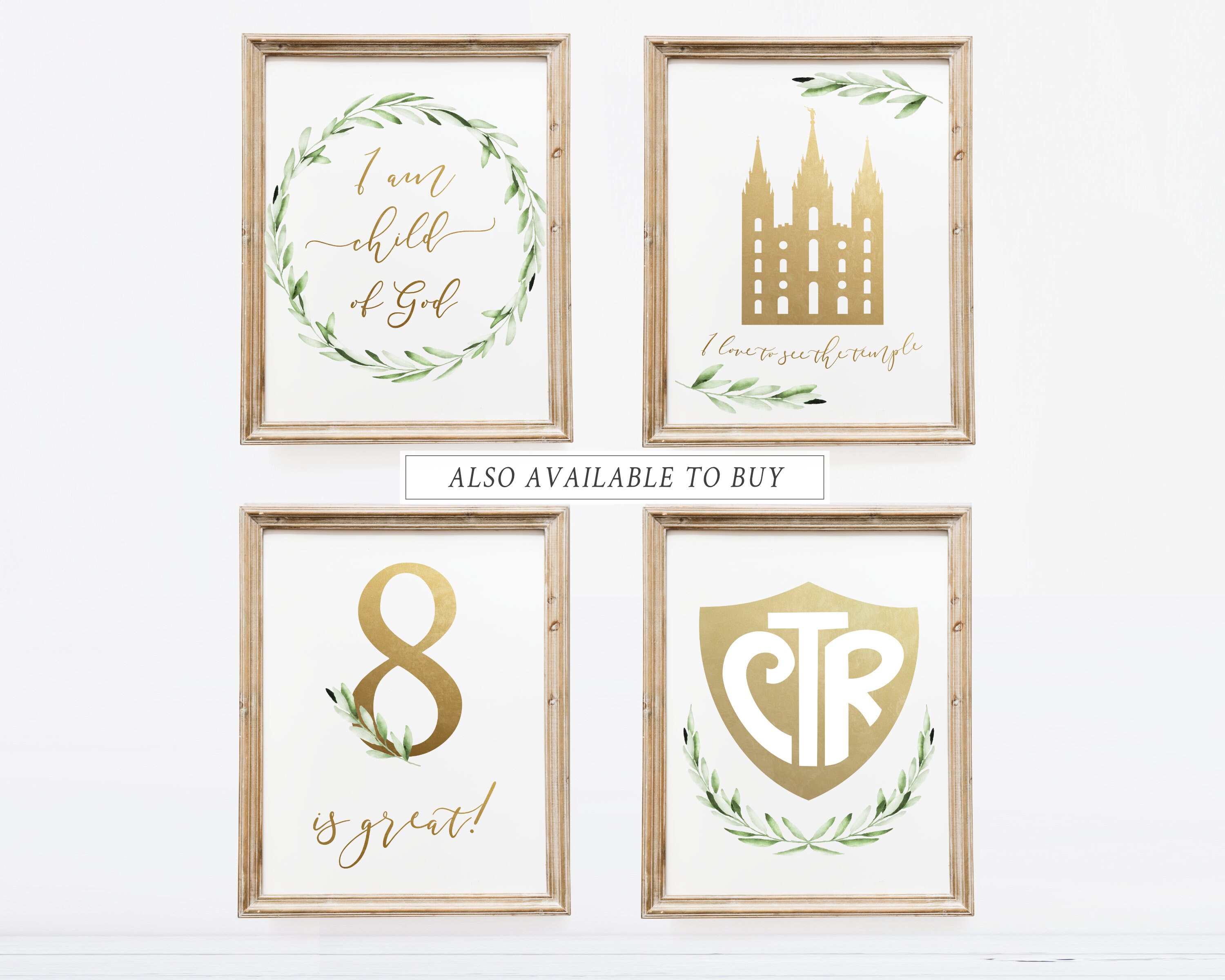 LDS Baptism Program Printable with photo Girl baptism | Etsy