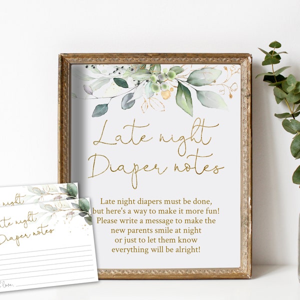 Diaper Notes - Etsy