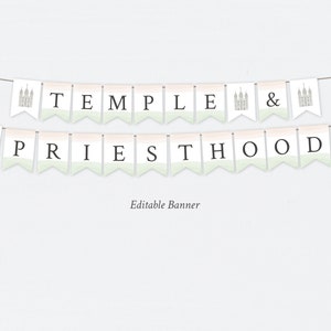Temple and Priesthood Preparation Bundle, LDS Printable, Invitation ...