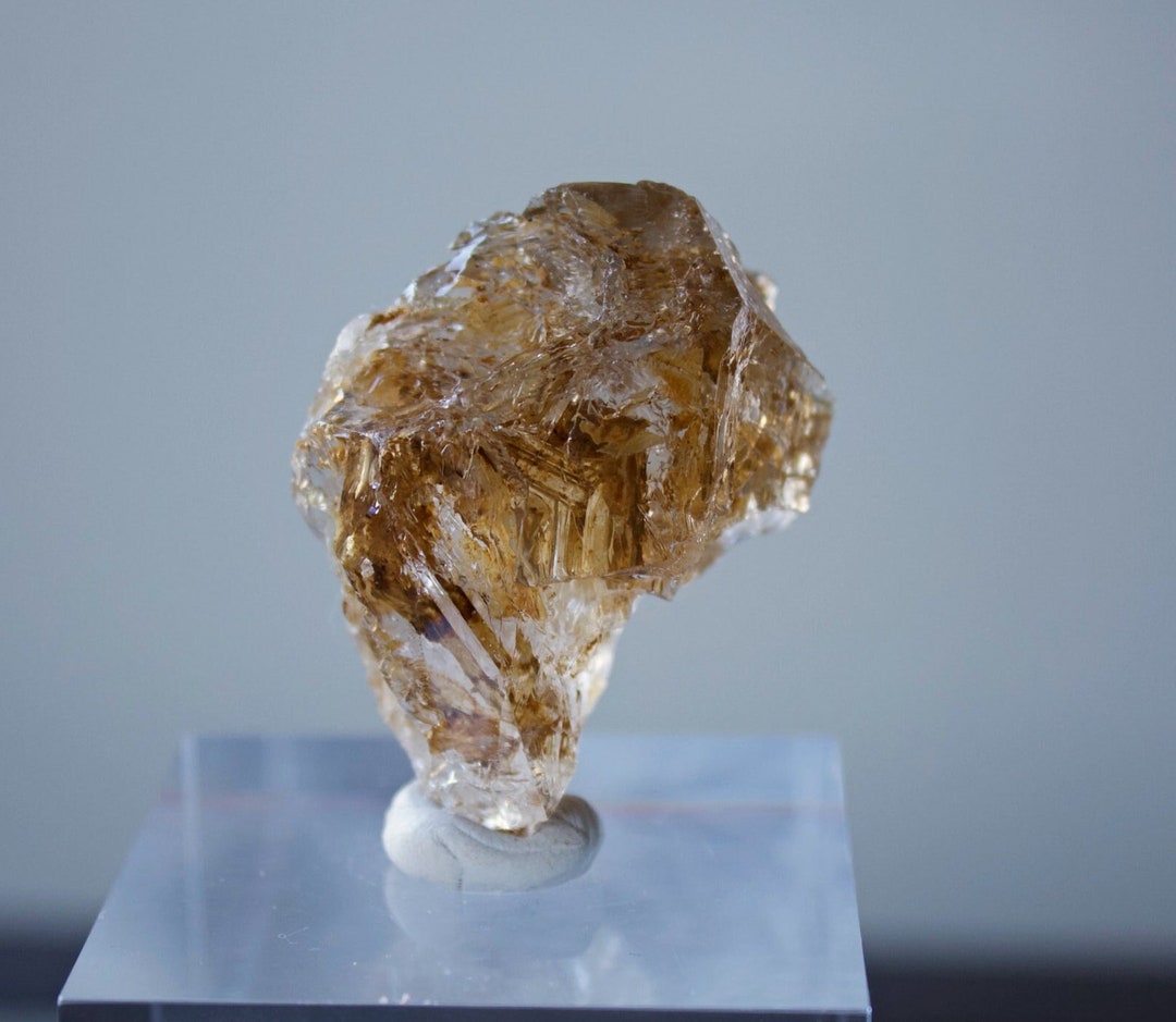 Skeletal Elestial Quartz Crystal With Clay Inclusion | Fenster Quartz ...