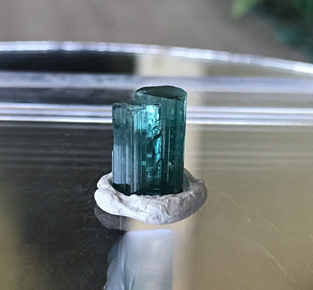 Blue Indicolite Tourmaline Crystal From Paprok Afghanistan, Blue Cap ...