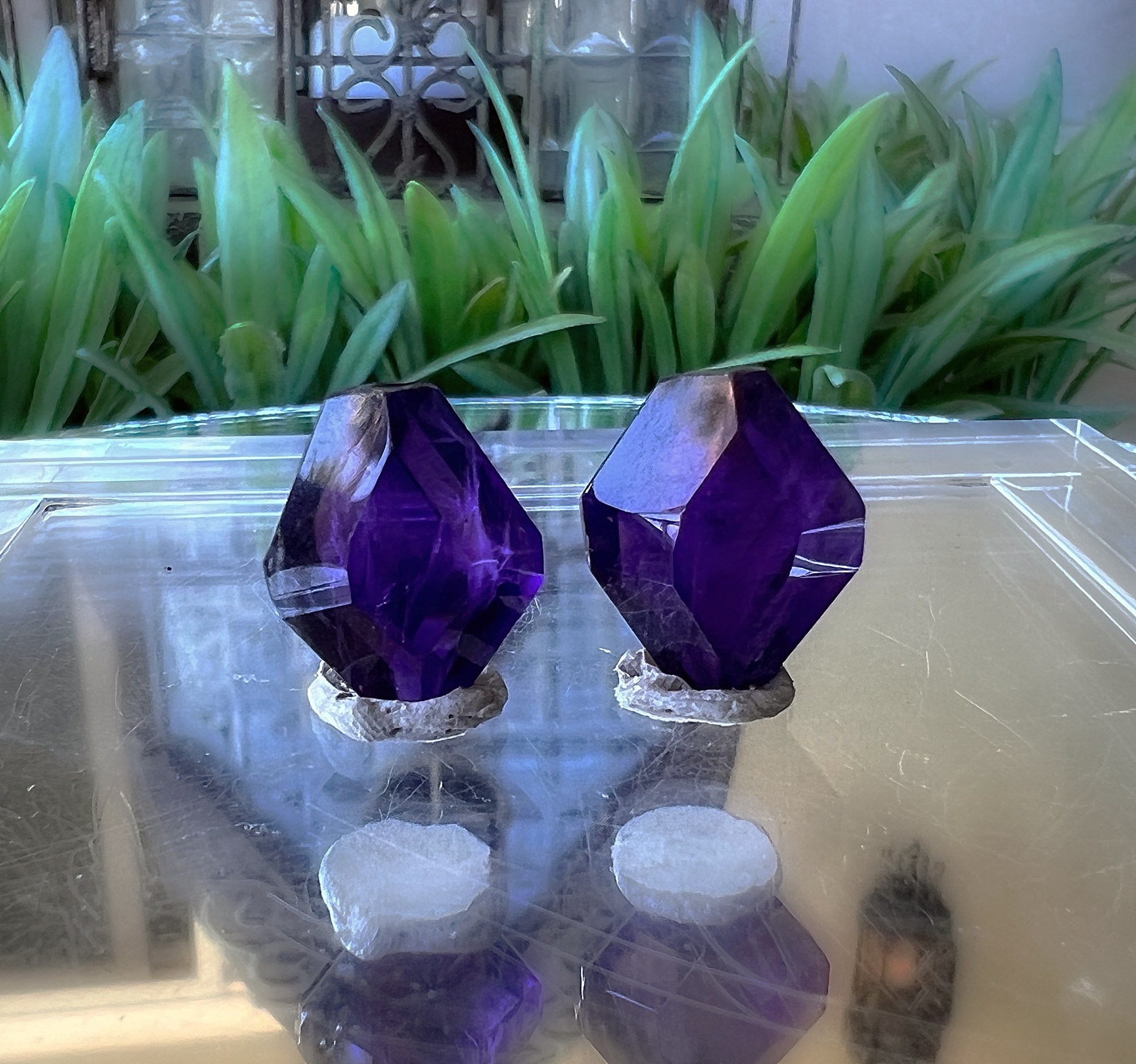 20ct Deep Purple Amethyst Crystal From Africa, Faceted Polished ...