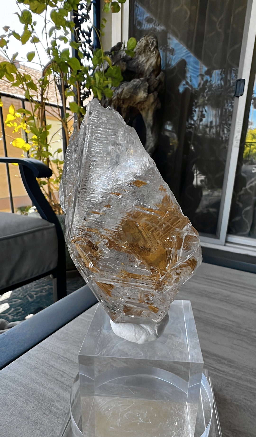 Skeletal Elestial Quartz Crystal With Clay Inclusion | Akashic Record ...