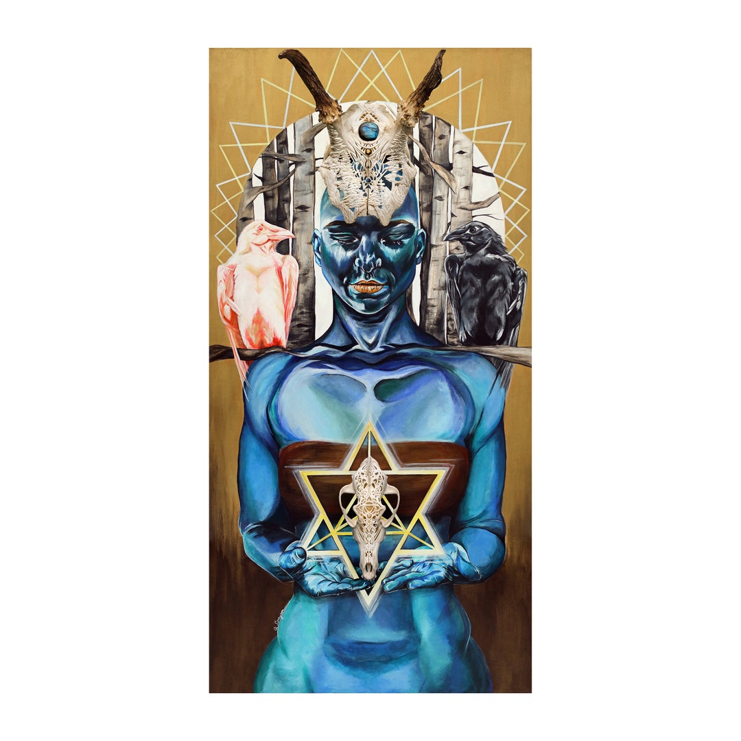 Corvus Plexus Print, 12"x6" - Etsy