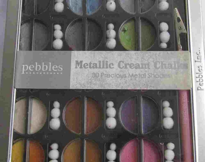 PEBBLES Metallic Cream Chalks - Etsy