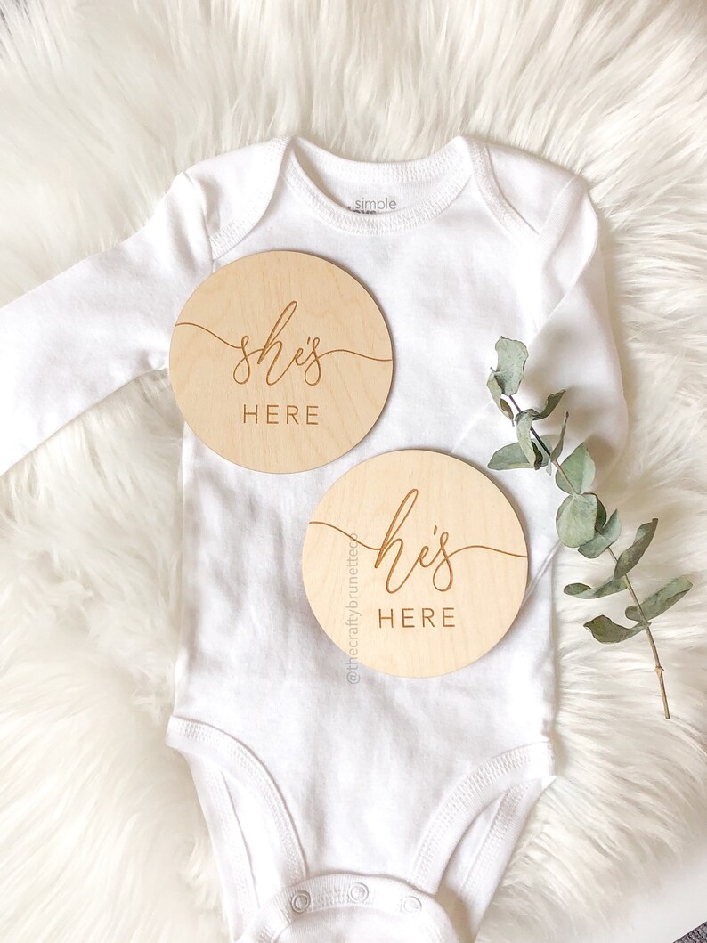 Double Sided Gender Reveal Hospital Gender Reveal He's - Etsy