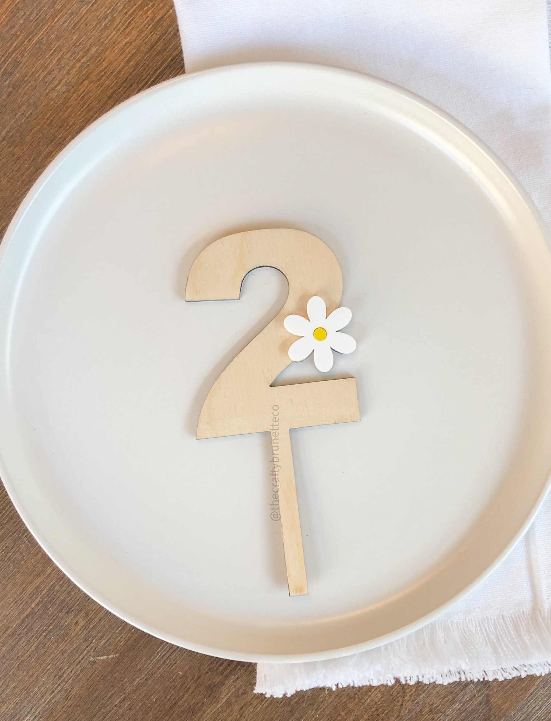 Daisy Cake Topper Cake Topper for Birthday Custom Cake - Etsy