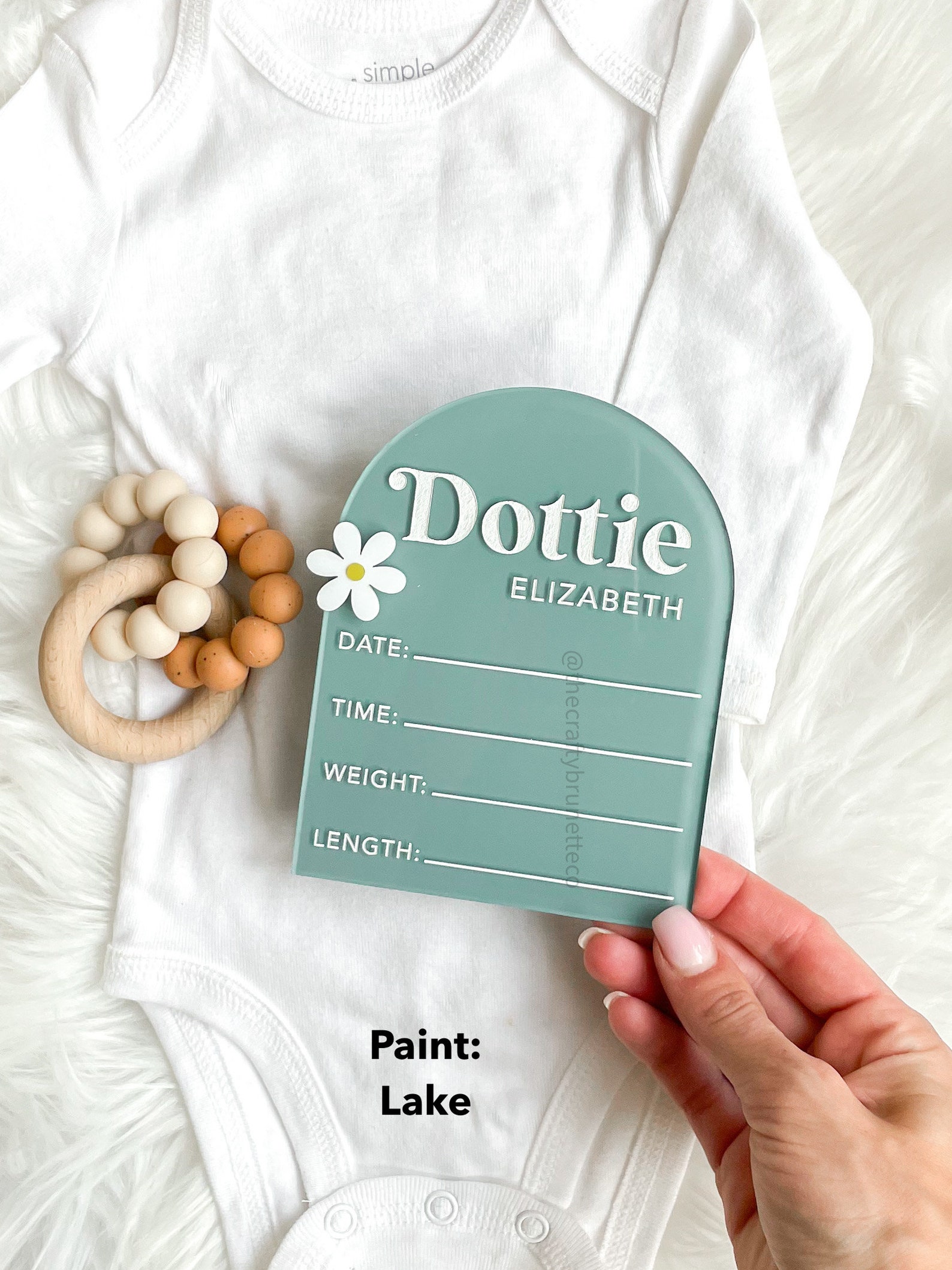 Birth Stat Sign for Baby, Baby Birth Announcement, Acrylic Birth Stat ...