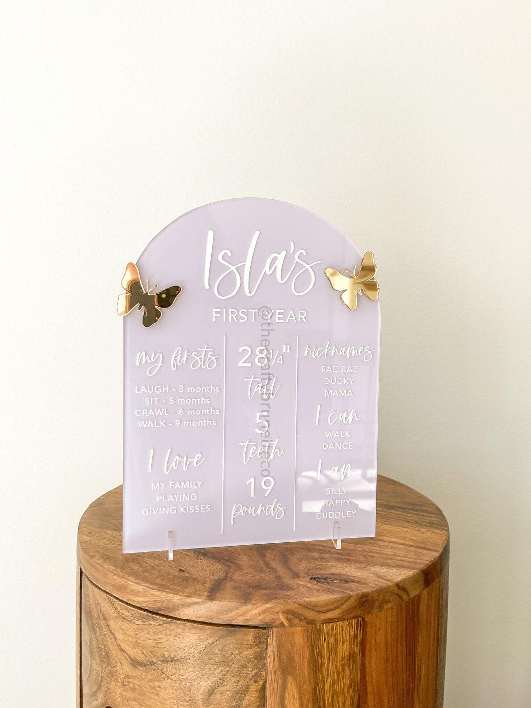 First Year Achievement Board First Year Milestone Board My - Etsy