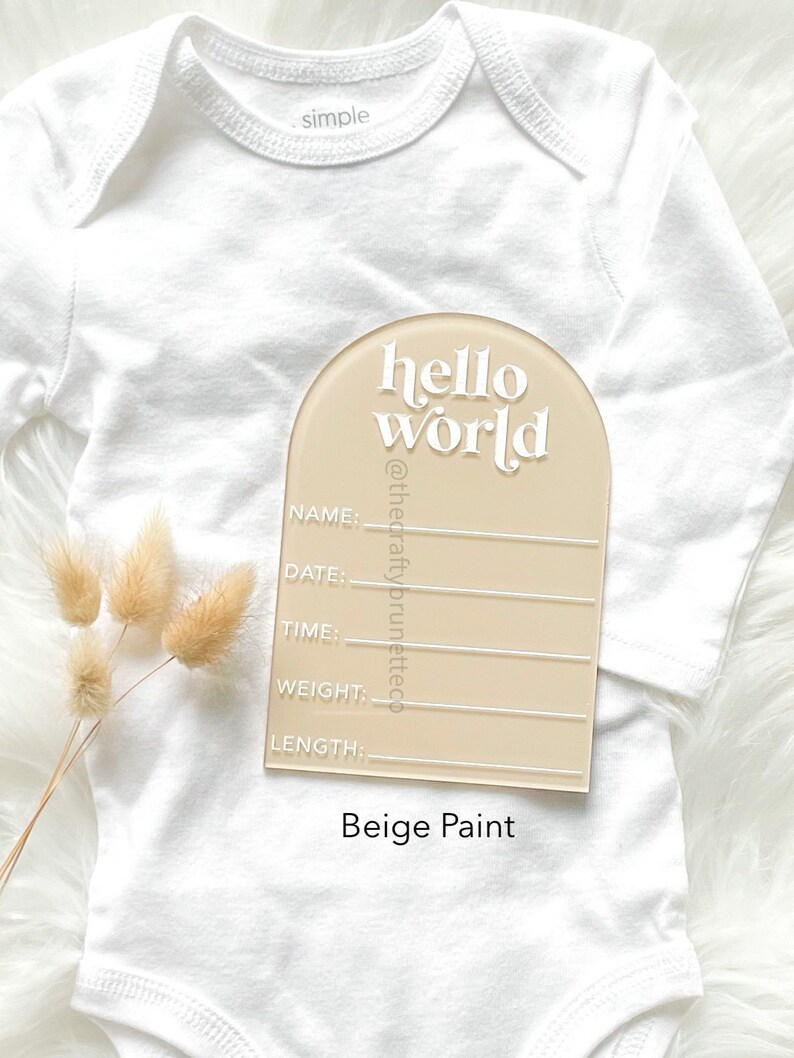 Birth Stat Sign for Baby Baby Birth Announcement Birth Stat - Etsy