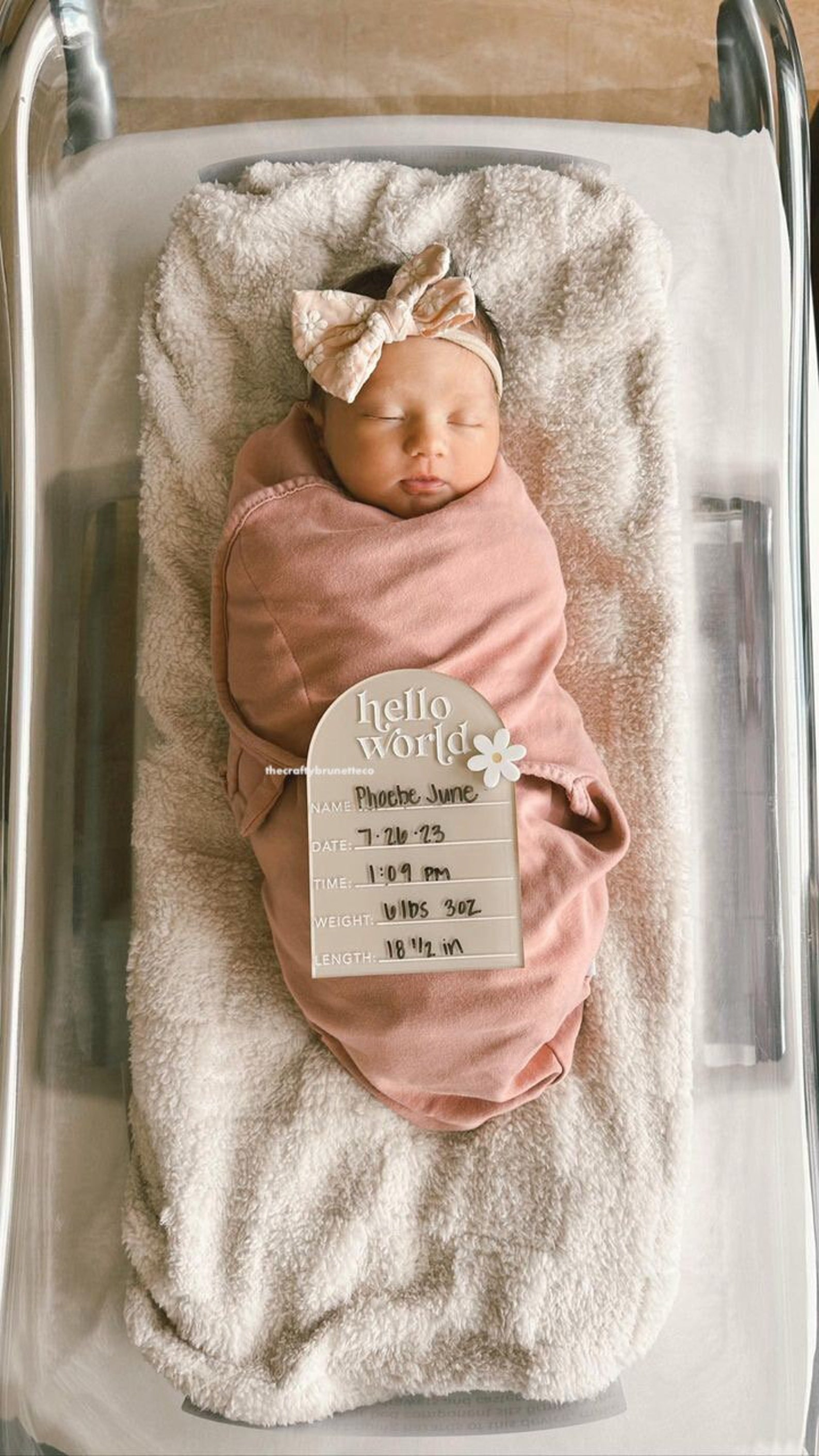 Birth Stat Sign for Baby, Baby Birth Announcement, Acrylic Birth Stat ...