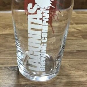 Engraved Lagunitas Pint Glass. Personalised With Your Message. Great ...