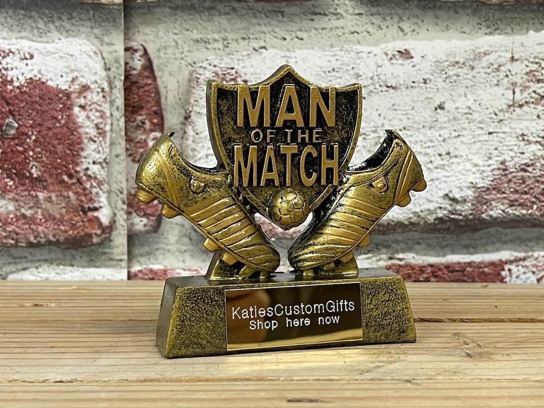 Engraved Man of the Match Trophy - 2 Styles! 7.5cm (3in) Tall - Etsy