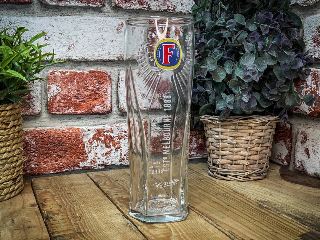 Engraved Fosters Pint Glass. Personalised With Your Message. Great for ...