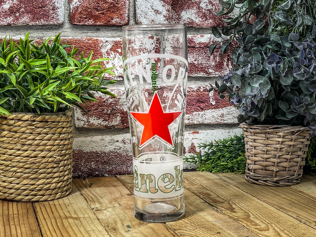 Engraved Heineken Pint Glass. Personalised With Your Message. Great for ...
