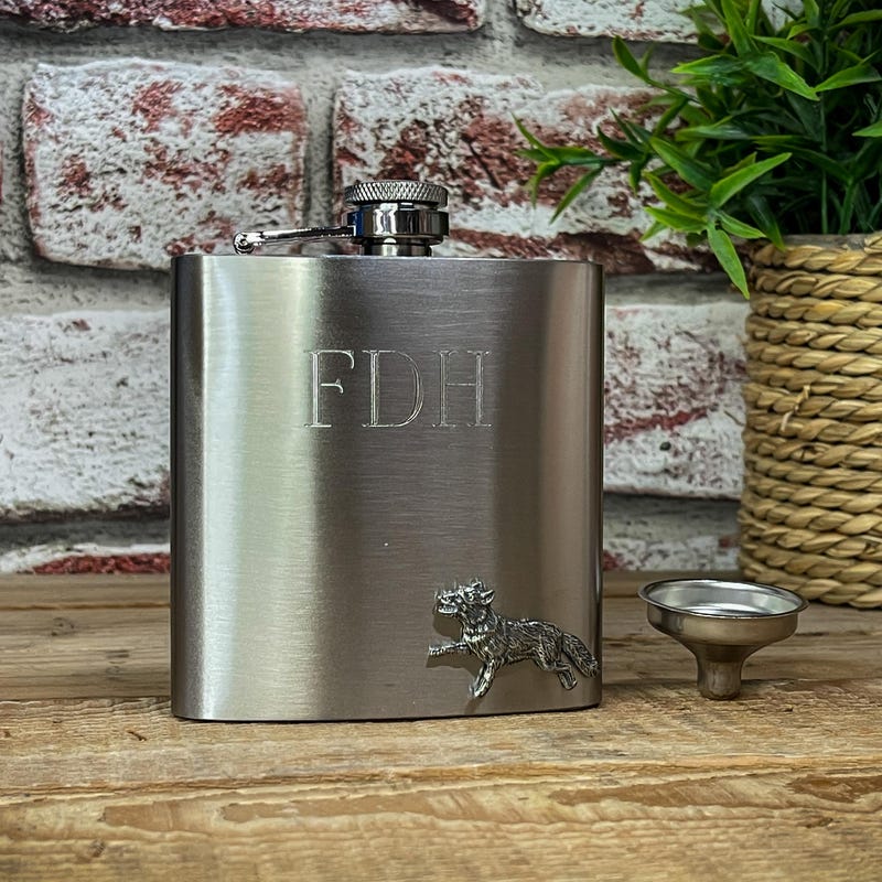 Hunting Flask - Etsy