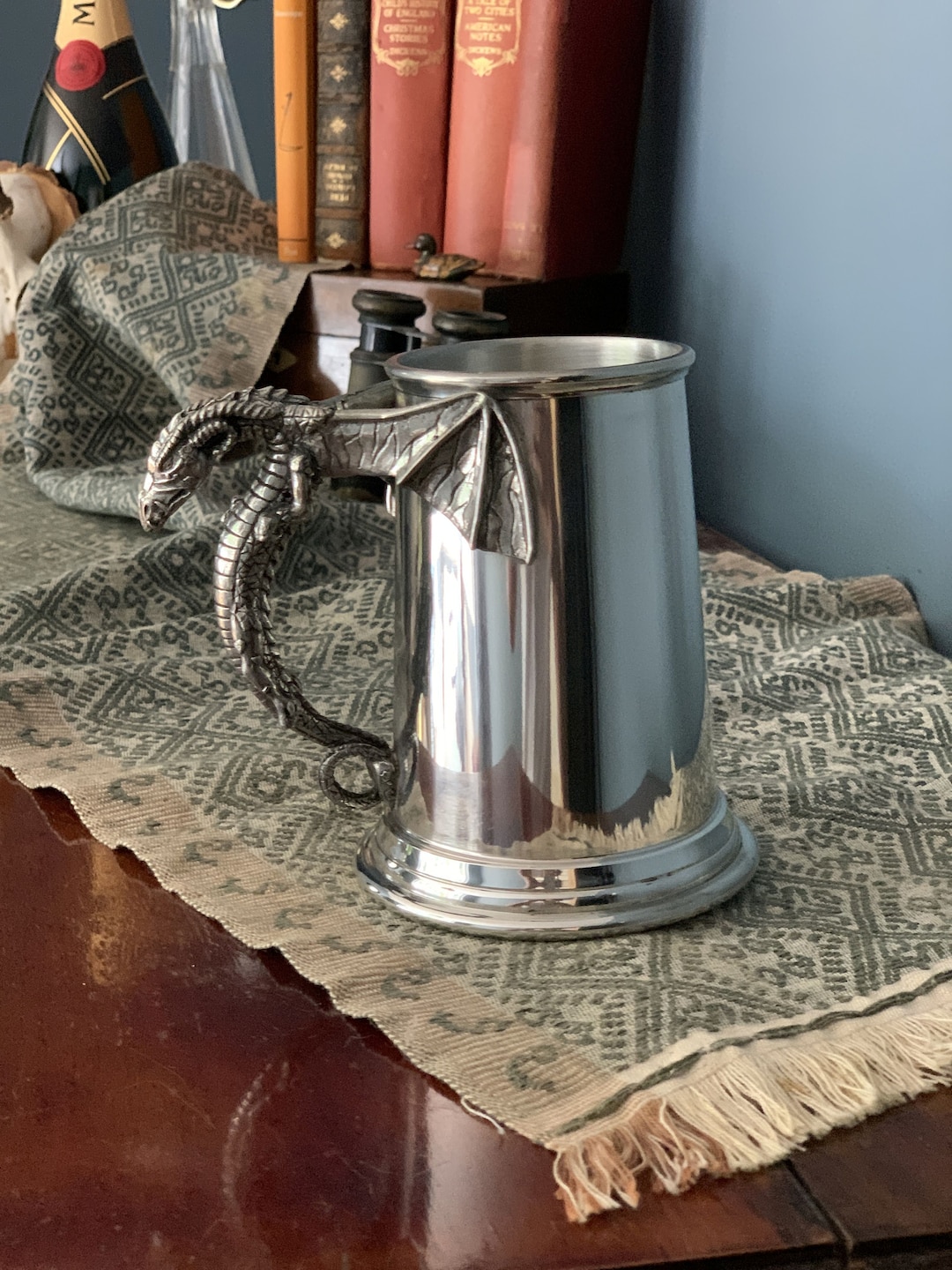 Amazing Personalised Pewter Dragon Tankard - Engraved With Any Message ...