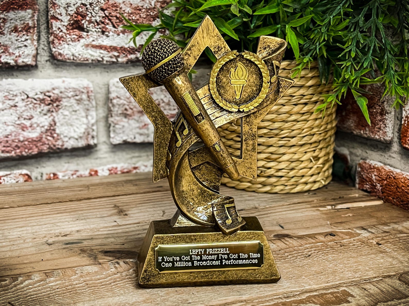 Music Trophy! Perfect for Your Own Talent Show or Party! Engraved FREE ...