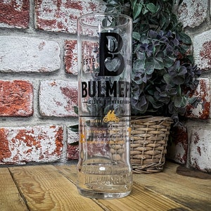 Engraved Bulmers Pint Glass. Personalised With Your Message. Great for ...