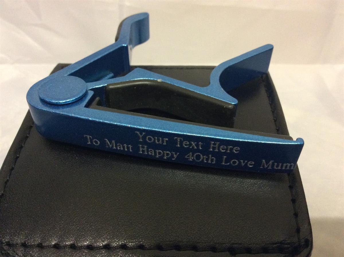 PERSONALISED Guitar Capo Multiple Colours Birthday - Etsy UK