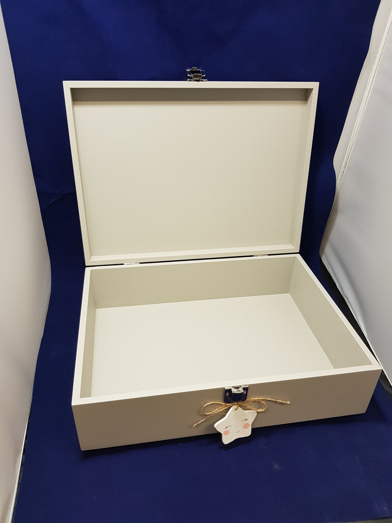 Personalised Baby Memory Box Customised with Name and D.O.B | Etsy