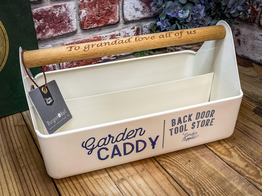 Personalised Engraved Garden Caddy. Your Message Laser Engraved in the ...