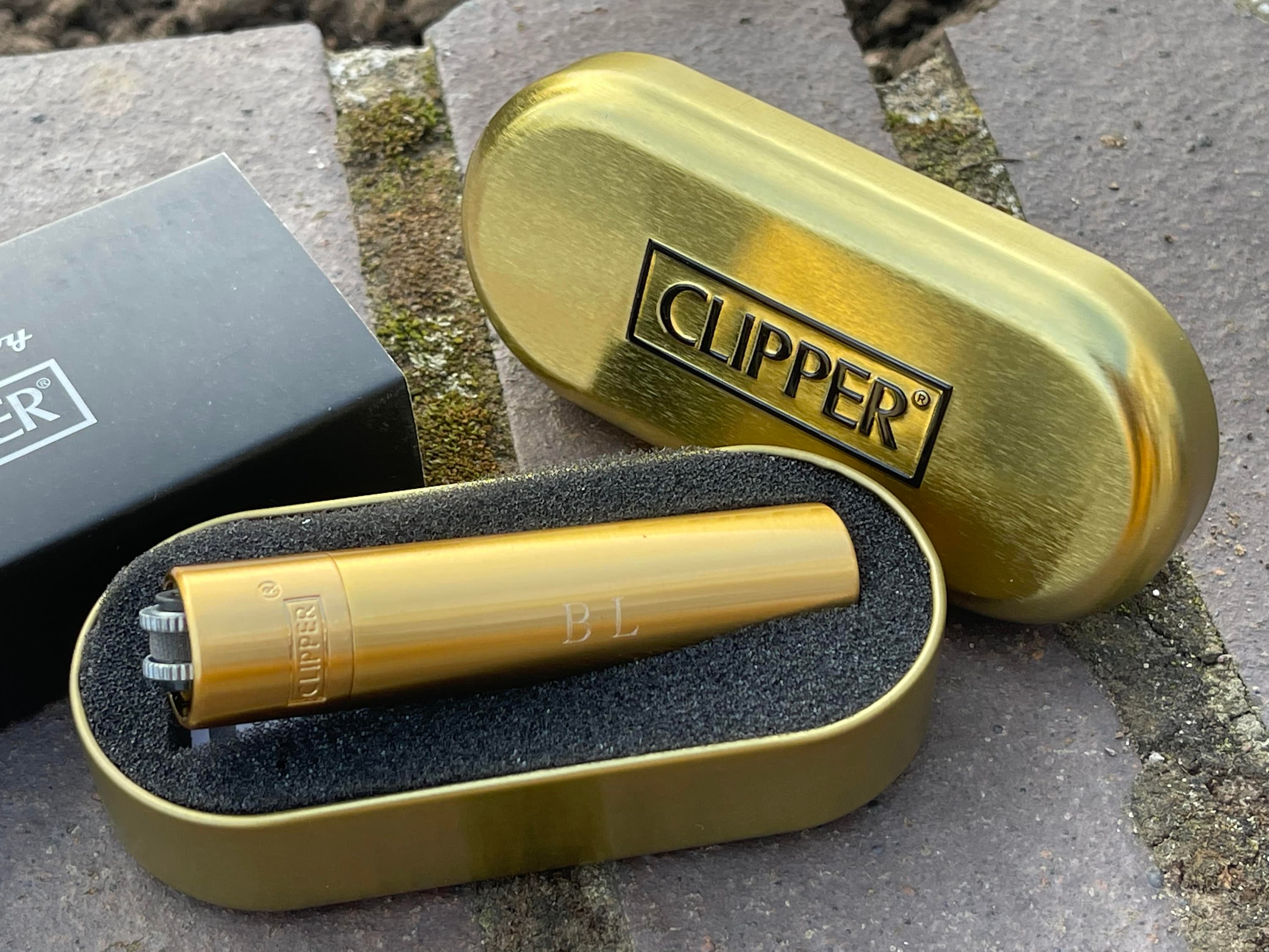 Personalised Gold Metal Clipper Engraved With Your Message - Etsy UK