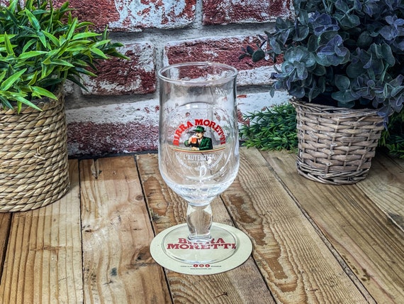 Engraved Birra Moretti Pint Glass. Personalised With Your | Etsy