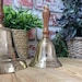 Personalised Brass Hand Bell. Engraved With Your Message Perfect for ...