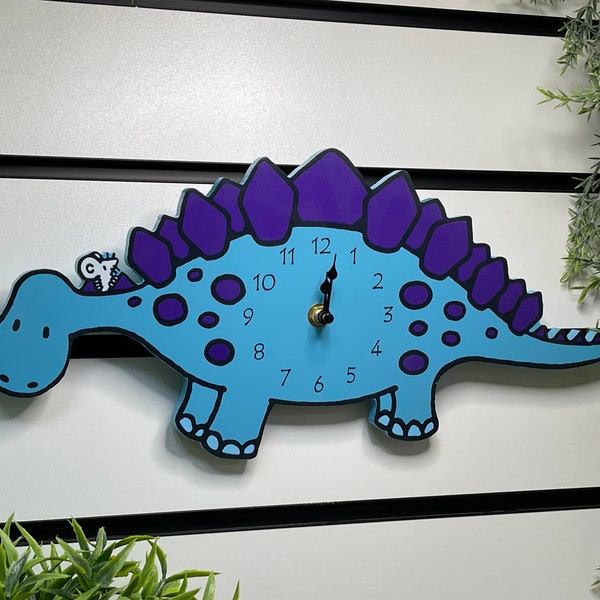 Dinosaur Wall Clock - Etsy