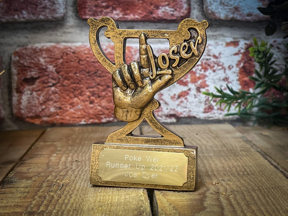Engraved Loser Trophy - A Great Gag Gift / Present! - Etsy