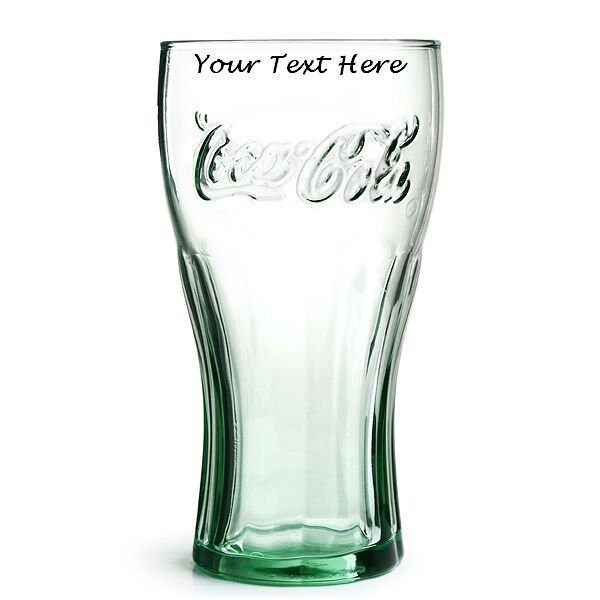 Engraved Coca Cola Glass. Two Sizes Available 20oz or 16oz. | Etsy