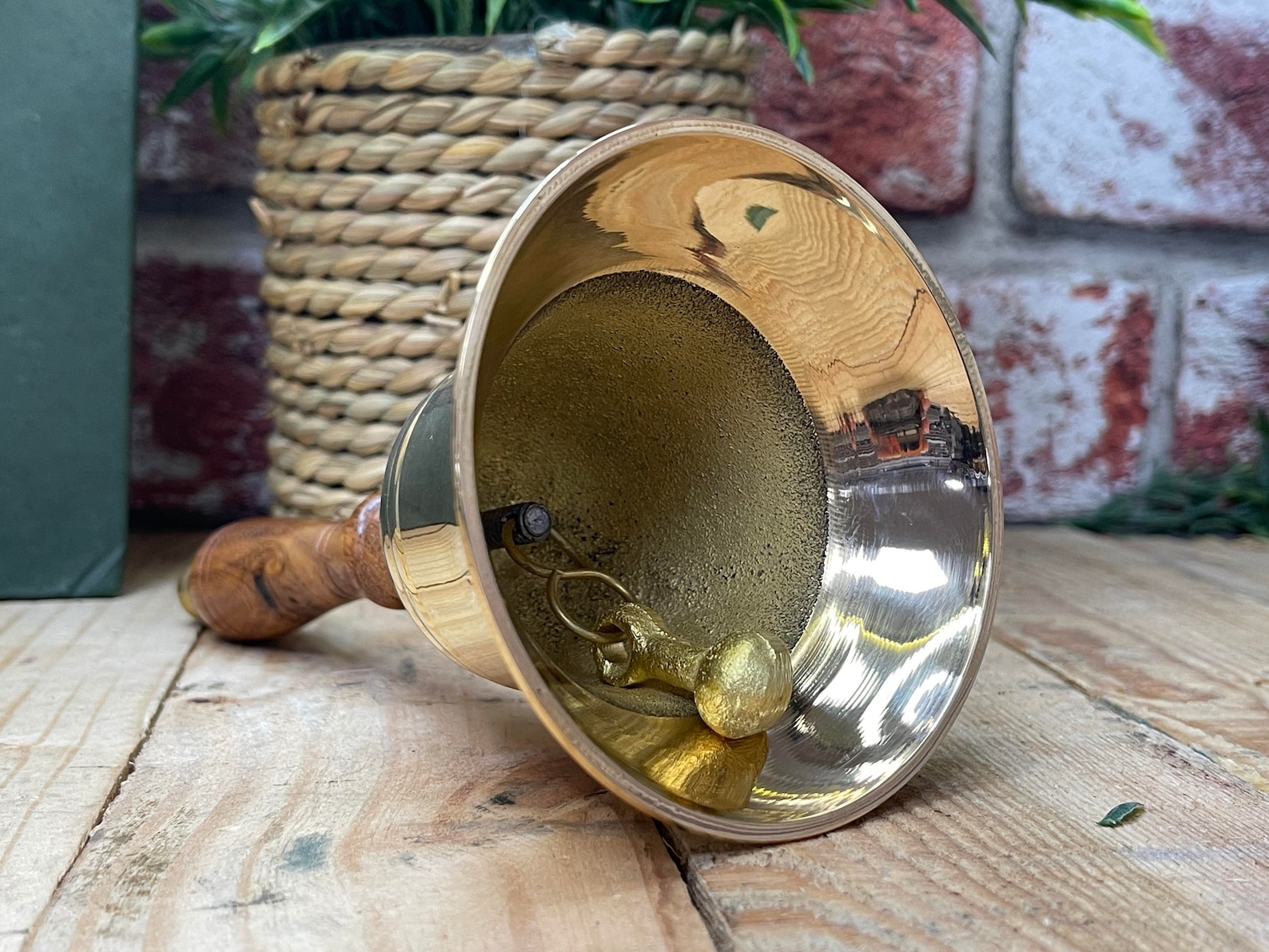 Personalised Brass Hand Bell. Engraved With Your Message - Etsy UK