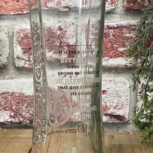 Engraved Strongbow Pint Glass. Personalised With Your Message. Great ...