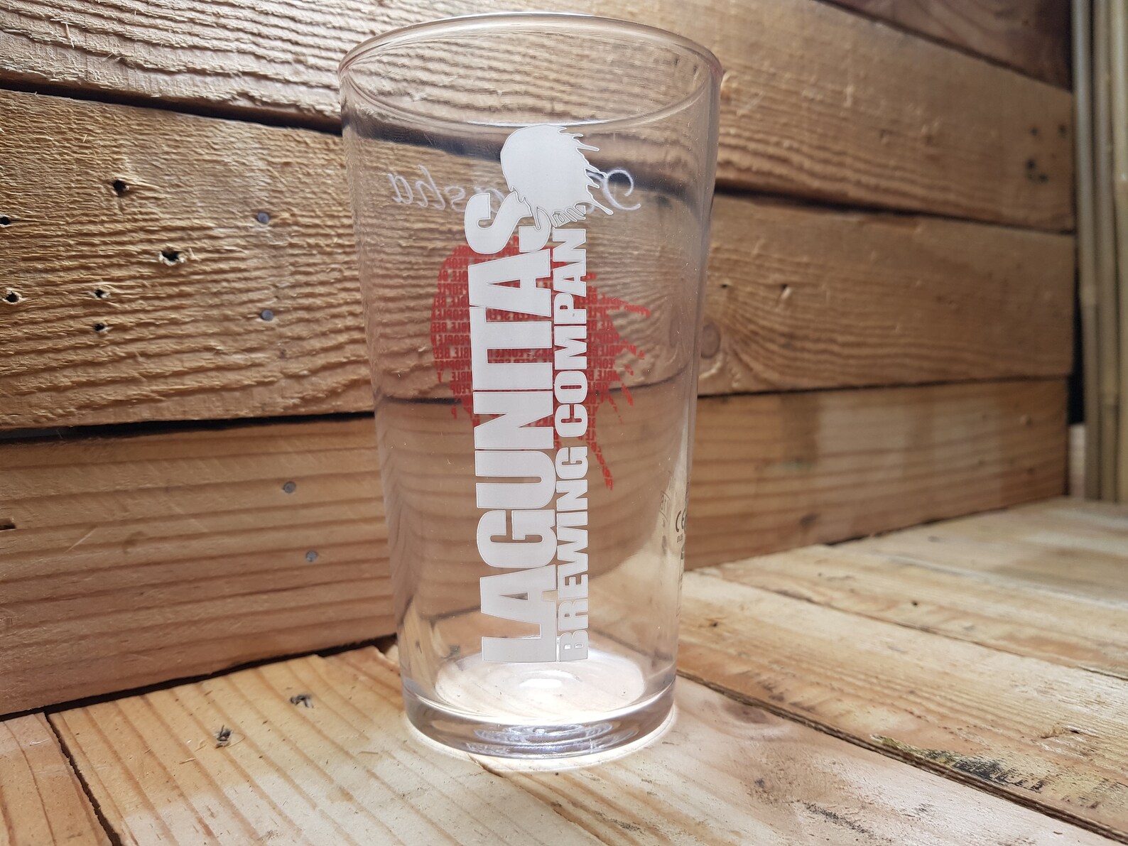 Engraved Lagunitas Pint Glass. Personalised With Your Message. Great ...