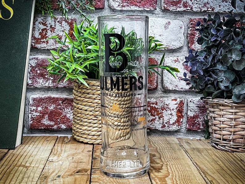 Engraved Bulmers Pint Glass. Personalised With Your Message. - Etsy