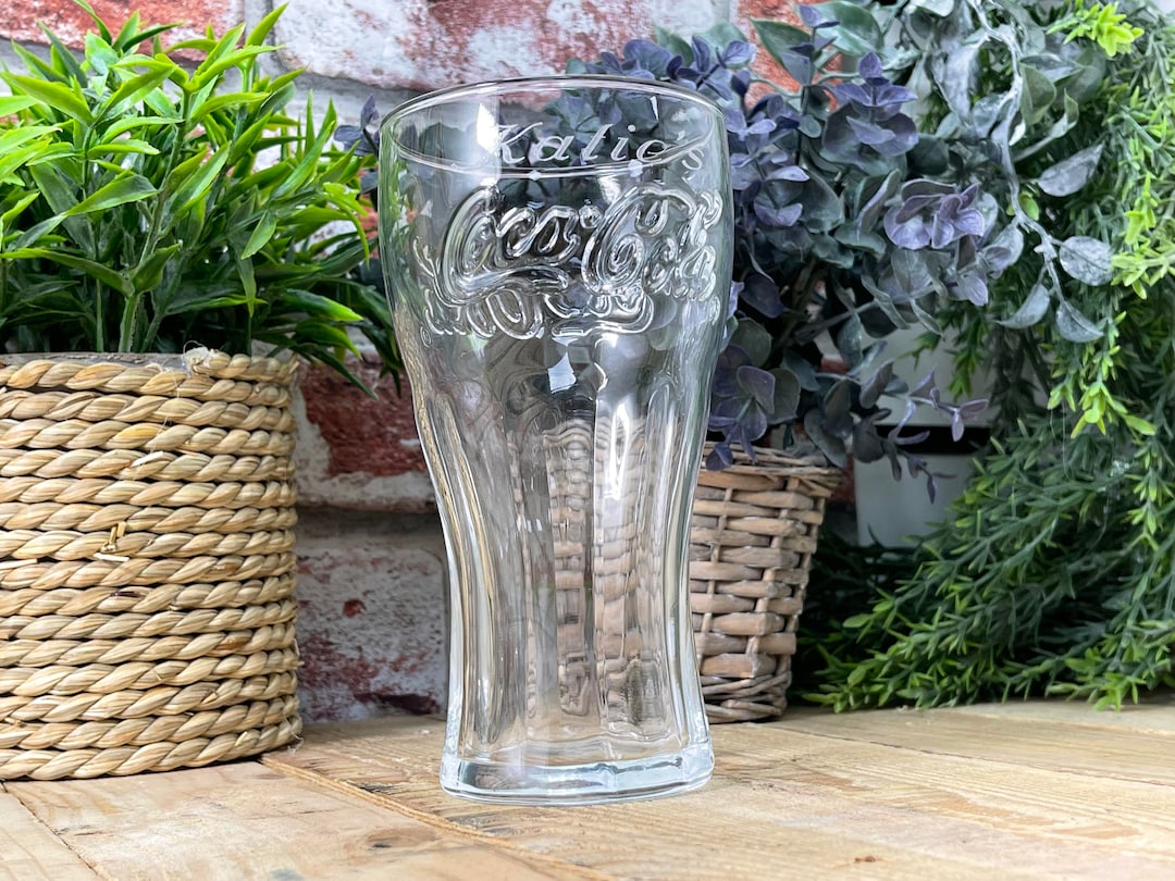 Engraved Coca Cola Glass. Two Sizes Available 22oz or 16oz ...