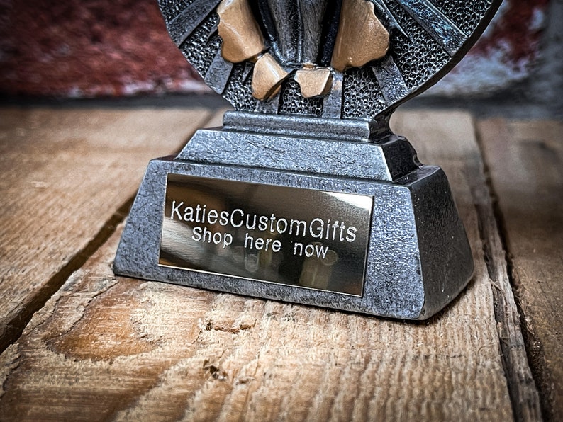 Bottom Trophy Perfect for bottom Place Engraved - Etsy